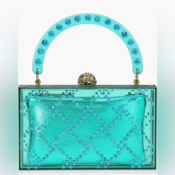 Kurt Geiger | Bags | Kurt Geiger London Quilted Transparent Embellished ...